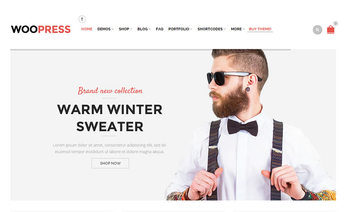 WooPress v1.1 WooCommerce eCommerce Wordpress Theme